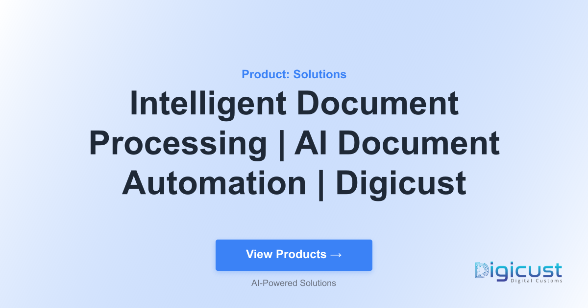 Intelligent Document Processing | AI Document Automation ...